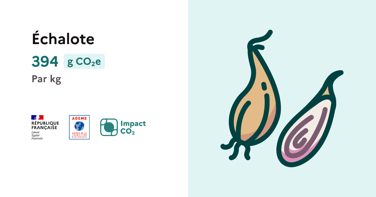 Échalote | Impact CO₂